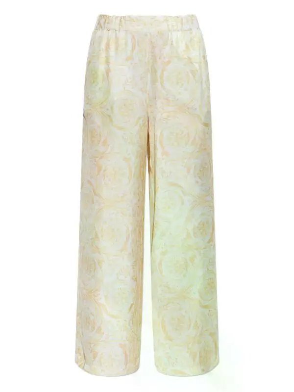 Versace Floral-patterned Trousers