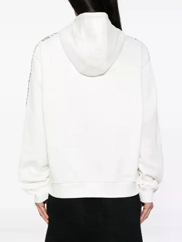 Casablanca Laurel Tape Zip Up Hoodie Jacket