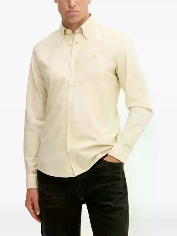 BOSS Cotton Shirt - Yellow