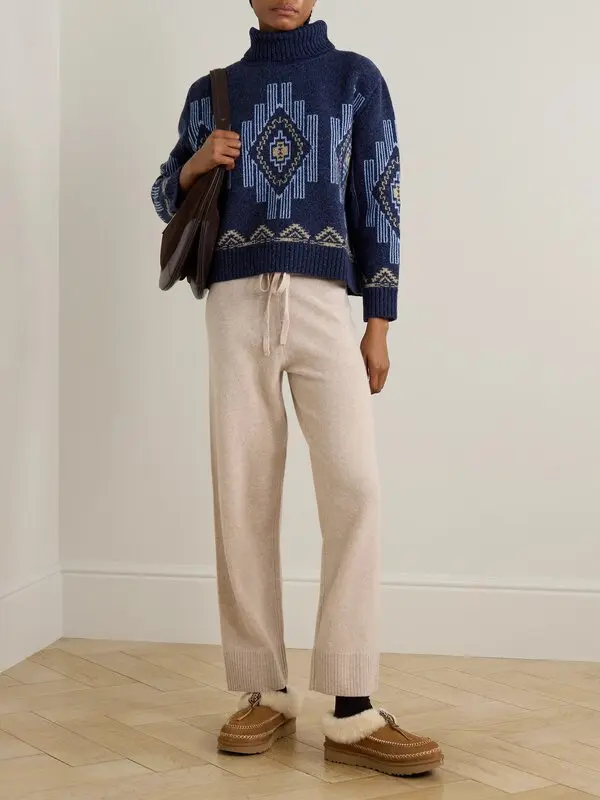 WE NORWEGIANS Kautokeino Jacquard-knit Wool-blend Sweater
