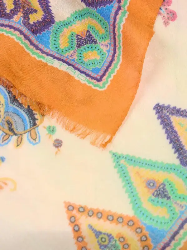 Etro Floral Paisley Jacquard Scarf