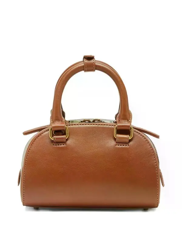 DIESEL® 1dr Dome Embossed Logo Crossbody Bag - Brown
