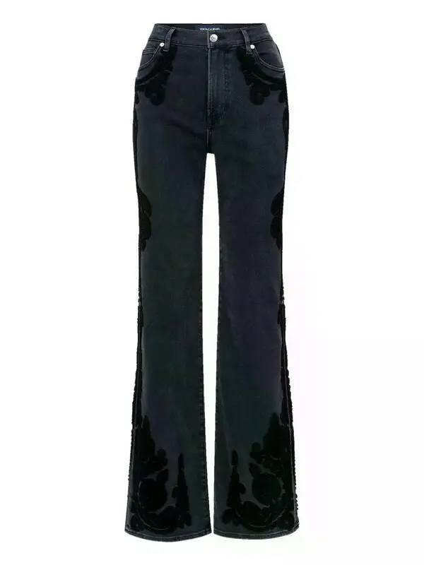 Veronica Beard Embroidered Jeans