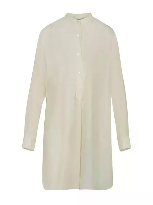 THE ROW Buttoned Collarless Tunic