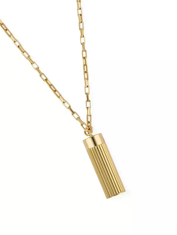 IVI Ribbed Pendant Necklace