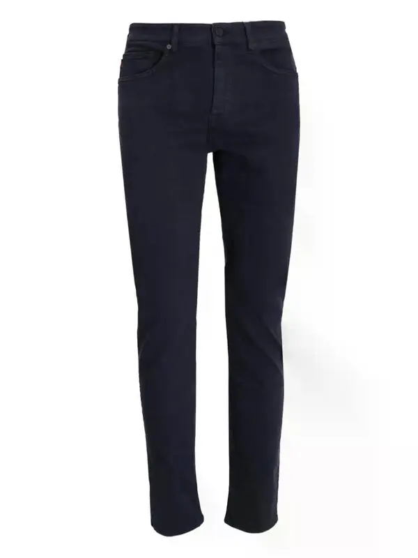BOSS Five-pocket Cotton Trousers - Black