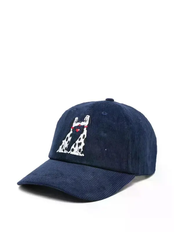 CARNE BOLLENTE Truckstop Tails Embroidered Cap - Blue