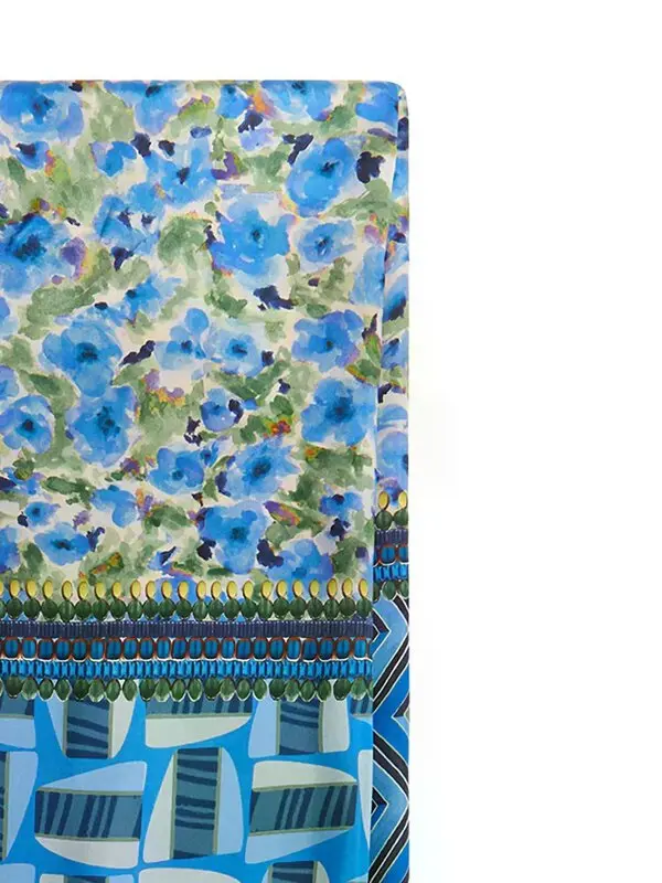 Malìparmi Floral Geometric-pattern Scarf