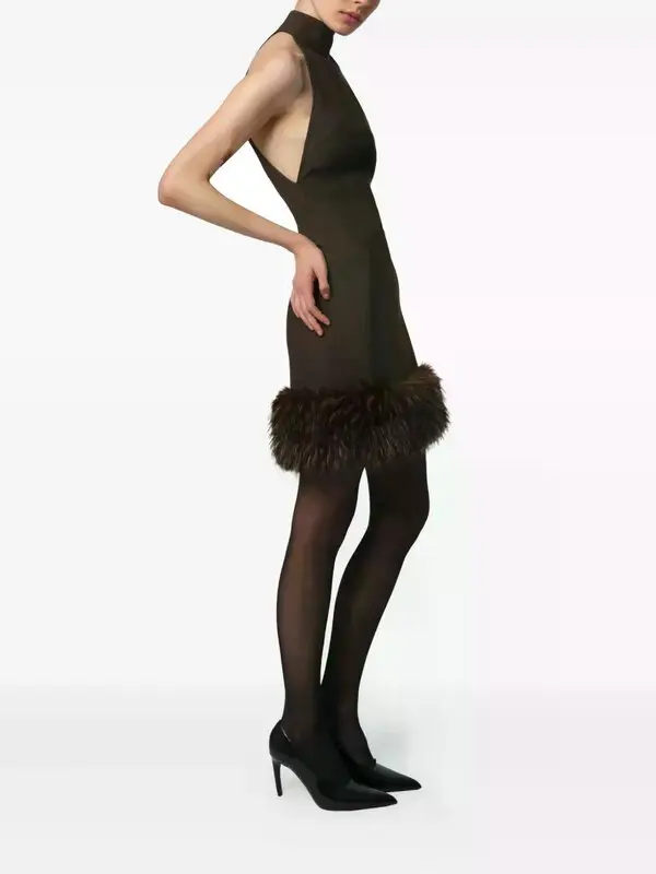 Apparis Matisse Mini Dress - Brown