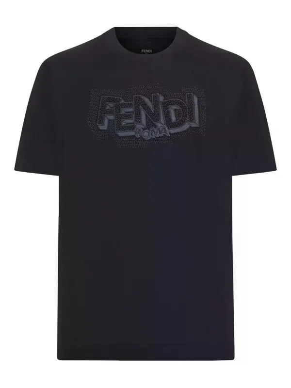Fendi Graphic-embroidered T-shirt