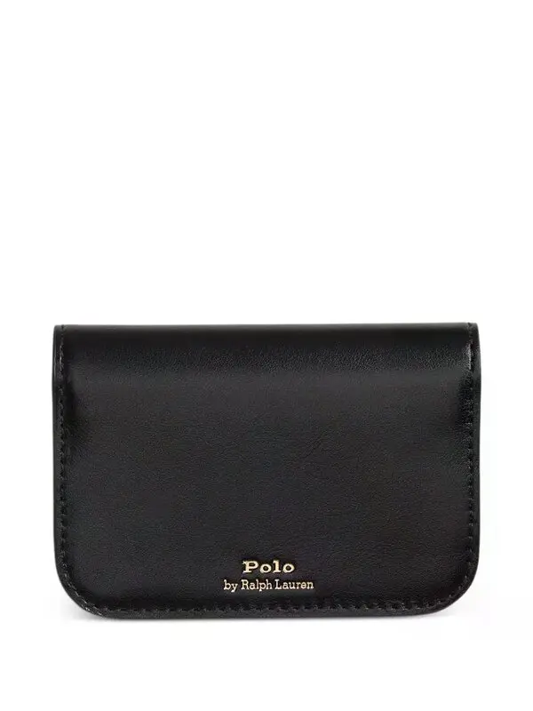 Polo Ralph Lauren Logo-plaque Leather Wallet - Black