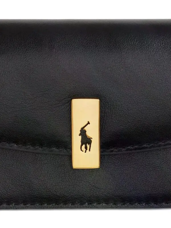 Polo Ralph Lauren Logo-plaque Leather Wallet - Black