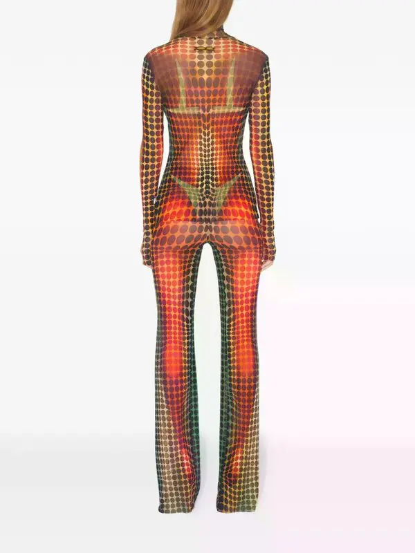JEAN PAUL GAULTIER Re-edition Flared Trousers - Yellow