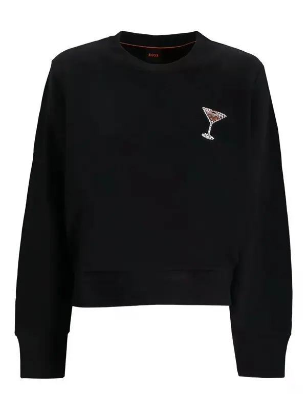 BOSS Ellison Embellished Sweatshirt