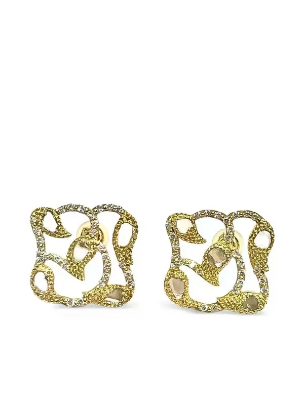 Coomi 20k Yellow Diamond Vitality Stud Earrings - Gold