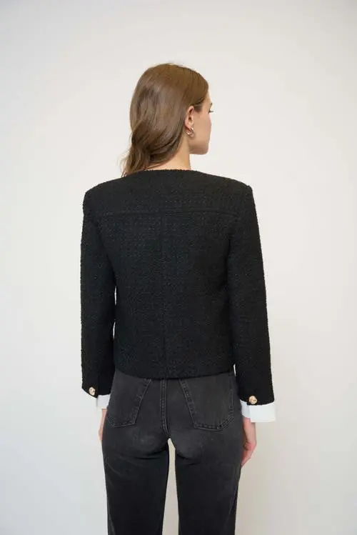 Central Park West Daphne Cuff Detail Jacket
