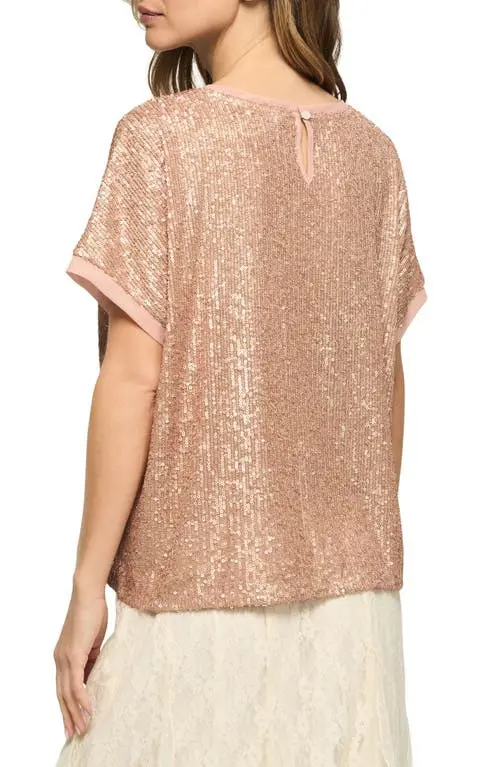 Lucky Brand Sequin T-shirt