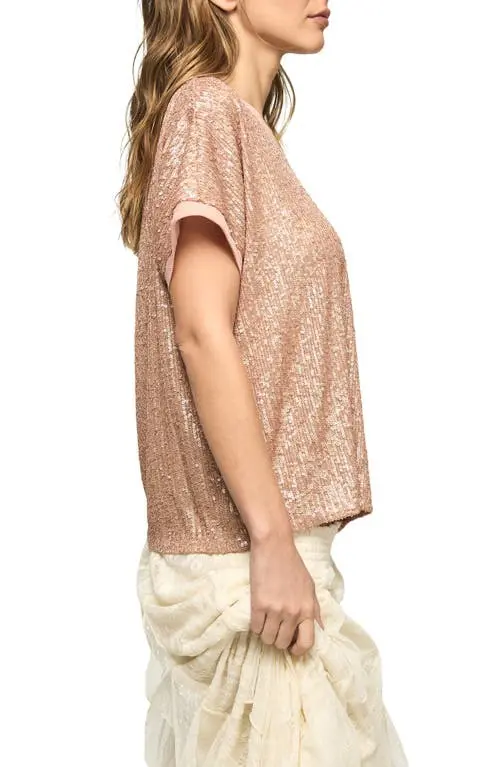 Lucky Brand Sequin T-shirt