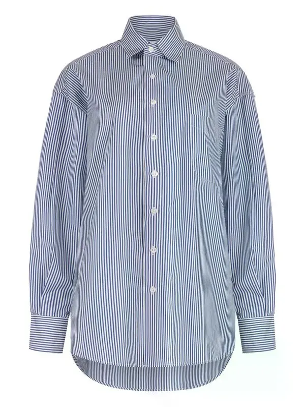 PARAMIDONNA Striped Vanessa Shirt - Blue