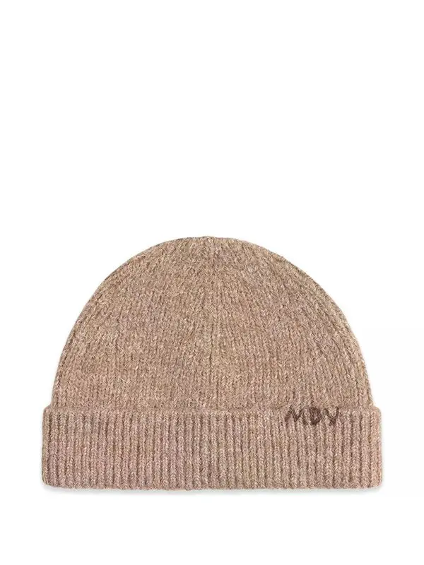 Manière De Voir Solan Beanie Hat - Neutrals