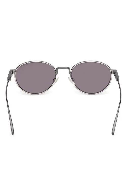 Zegna 52mm Oval Sunglasses
