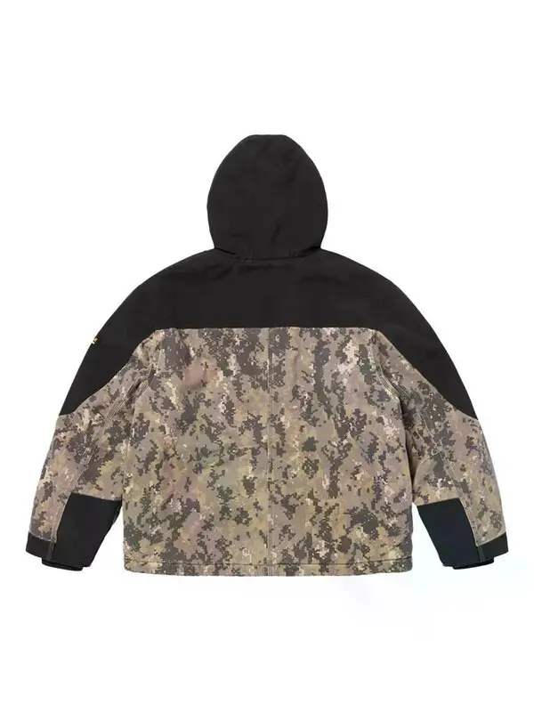 Supreme Hooded Work Jacket - Black