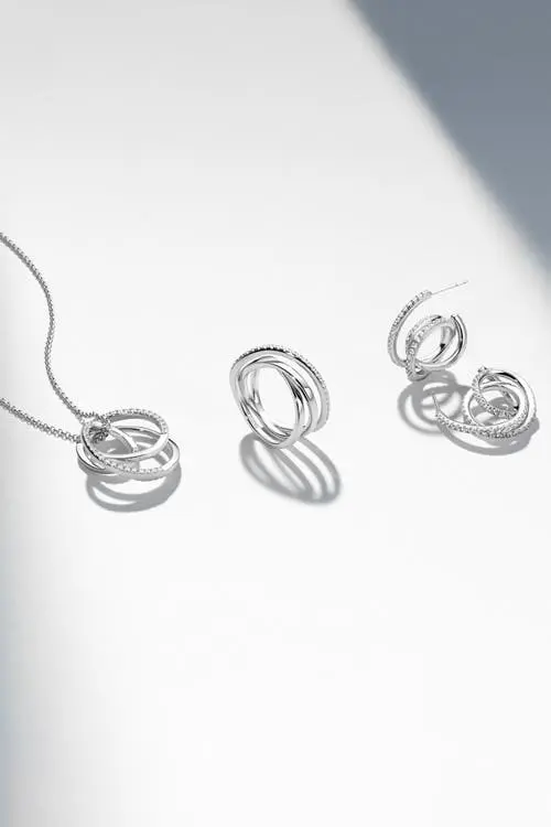 SIF JAKOBS JEWELLERY Spirale Necklace - 925 Sterling Silver