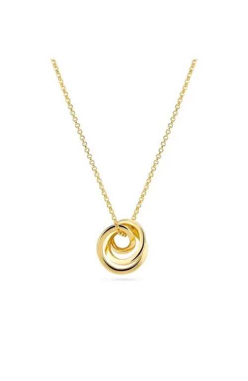 SIF JAKOBS JEWELLERY Spirale Pianura Piccolo Necklace - 18k Gold Plated