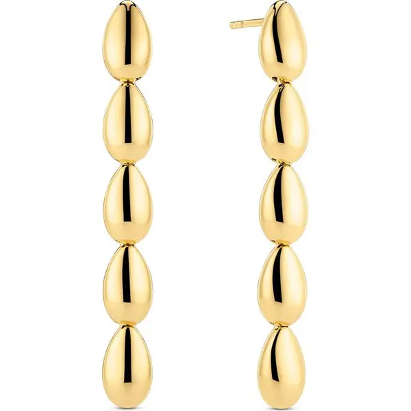 SIF JAKOBS JEWELLERY Goccia Pianura Dangle Earrings - 18k Gold Plated