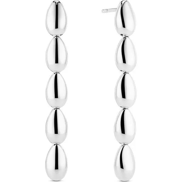 SIF JAKOBS JEWELLERY Goccia Pianura Dangle Earrings - 925 Sterling Silver