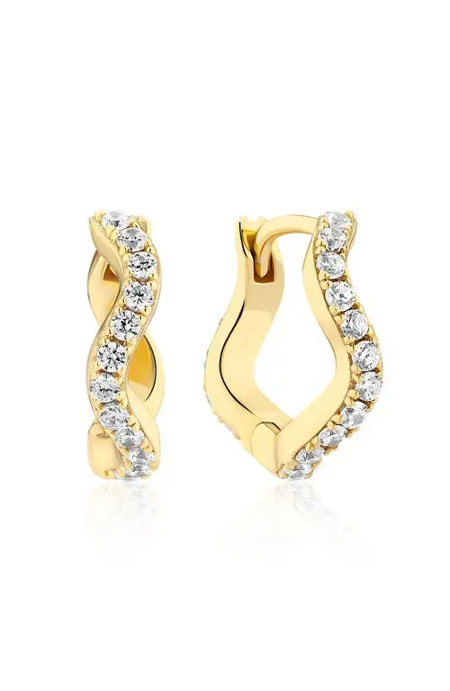 SIF JAKOBS JEWELLERY Ellera Waves Earrings - 18k Gold Plated