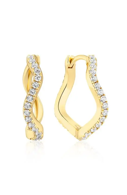 SIF JAKOBS JEWELLERY Ellera Waves Earrings - 18k Gold Plated