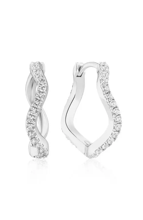 SIF JAKOBS JEWELLERY Ellera Waves Grande Earrings By - 925 Sterling Silver