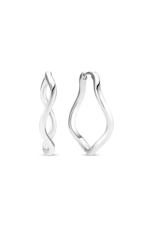 SIF JAKOBS JEWELLERY Ellera Waves Pianura Medio Earrings - 925 Sterling Silver
