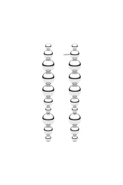 SIF JAKOBS JEWELLERY Bormio Lungo Dangle Earrings - 925 Sterling Silver