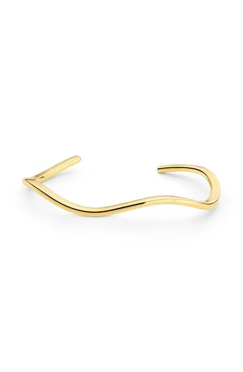 SIF JAKOBS JEWELLERY Ellera Waves Pianura Bangle - 18k Gold Plated