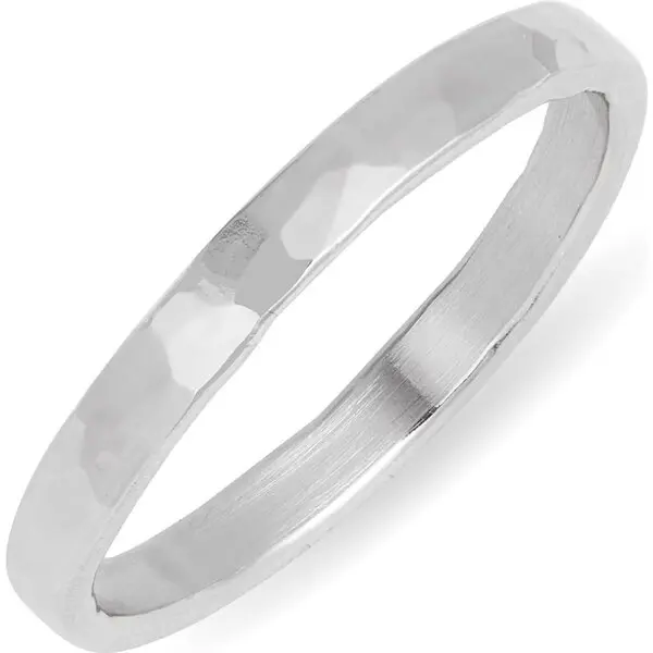NASHELLE Coffee Band Ring - Sterling Silver