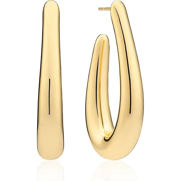 SIF JAKOBS JEWELLERY Goccia Pianura Earrings - 18k Gold Plated