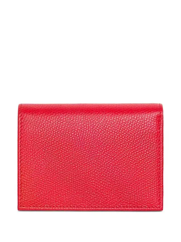 Valentino Garavani Vlogo Signature Grainy Calfskin Wallet