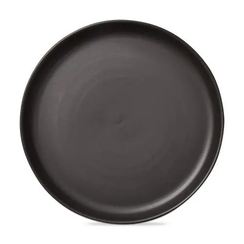 TAG Logan Dinner Plate Stoneware Dishwasher Safe 11 Inch - Black
