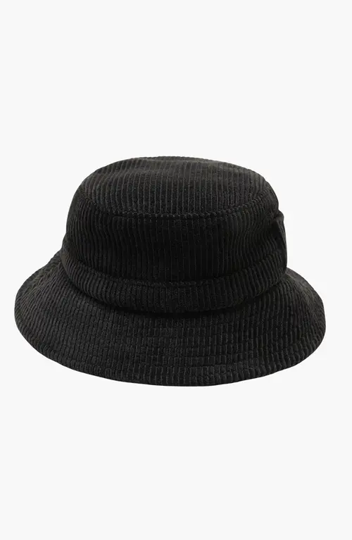 W Y E T H Corduroy Bucket Hat - Black