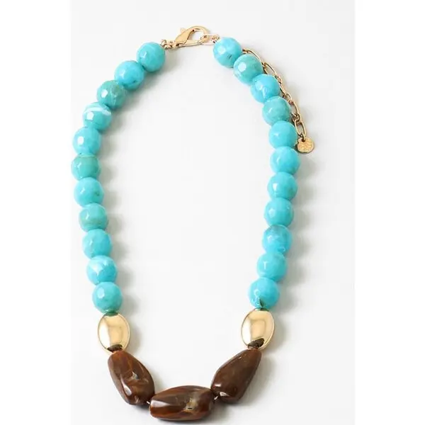 ERIN MCDERMOTT JEWELRY Baja California Necklace - Blue