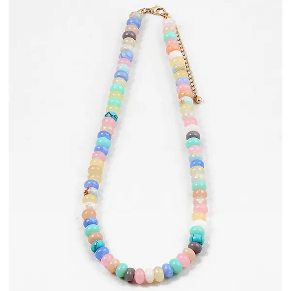 ERIN MCDERMOTT JEWELRY Gemstone Beaded Necklace - Blue