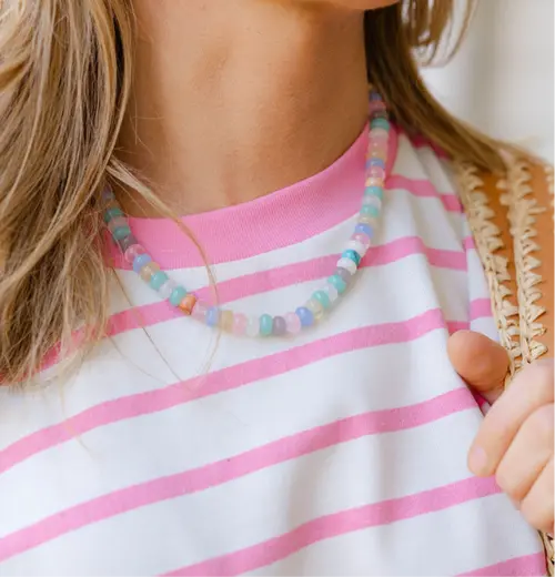 ERIN MCDERMOTT JEWELRY Gemstone Beaded Necklace