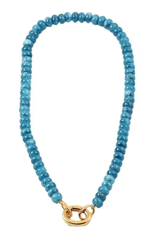 ERIN MCDERMOTT JEWELRY Beaded Gemstone Necklace - Blue