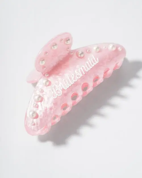 UNTAMED PETALS Bridesmaid Pearl Claw Clip