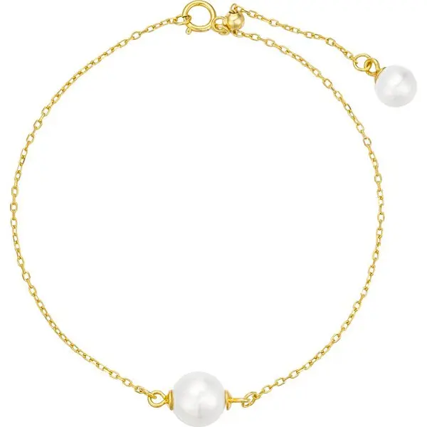UNTAMED PETALS Abigail Pearl Bracelet - Gold