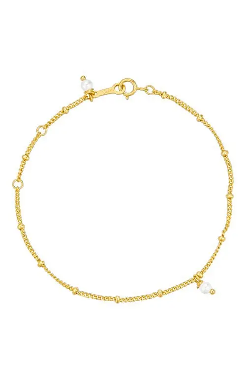 UNTAMED PETALS Bijou Pearl Bracelet - Gold