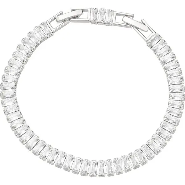 UNTAMED PETALS Polly Tennis Bracelet - Silver