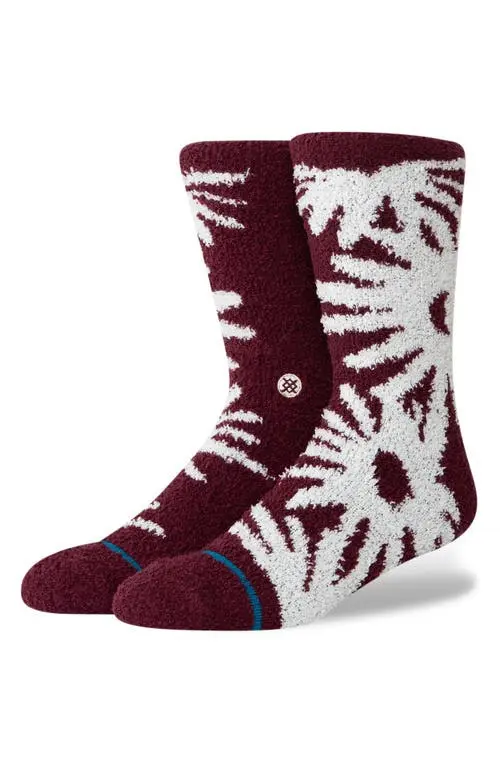 Stance Daisies Cozy Crew Socks - Fig